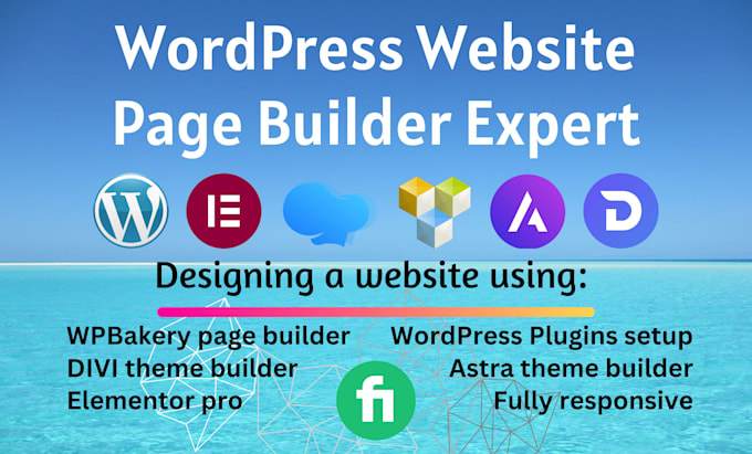 Design wordpress website using wpbakery page builder by Www_shiblenur | Fiverr