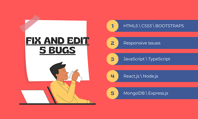 Fix and edit 5 issues on your website by Youssef4nasser | Fiverr