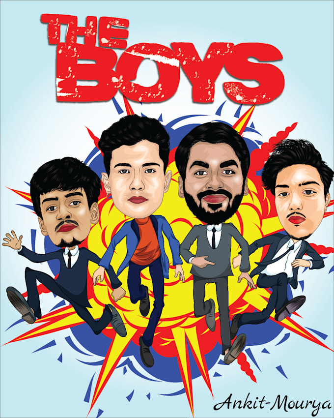 Make a very good caricature of anyone which you can gift to your loving ones by Ankitmourya008 ...