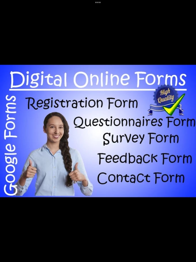 Create any type of forms by Ourfuturelives | Fiverr Create any type of forms by Ourfuturelives | Fiverr