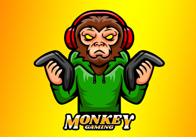 Create your monkey gamer logo design with fastest delivery by Millie ...