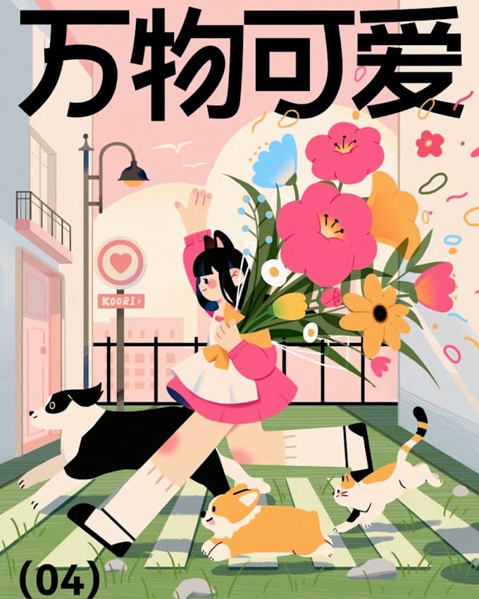 Draw editorial commercial advertising illustration by Boru_su | Fiverr