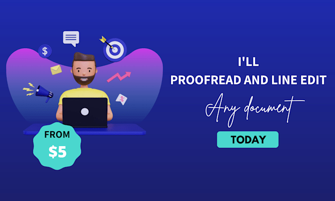 Proofread and line edit any document in 24 hours by Alexwillwrite | Fiverr