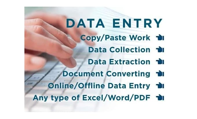 Do data entry in ms word and excel by Mageesh_harsha | Fiverr
