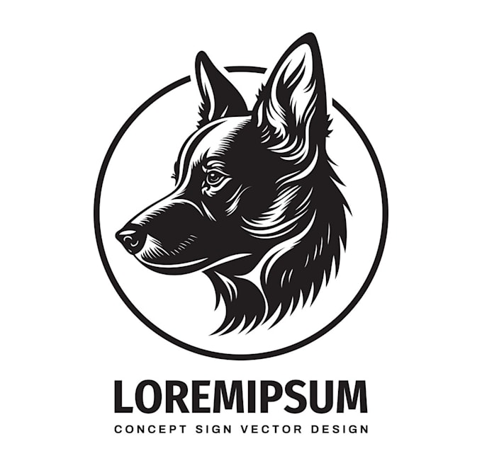 Design a professional modern dog logo by Bayleigh_bishop | Fiverr