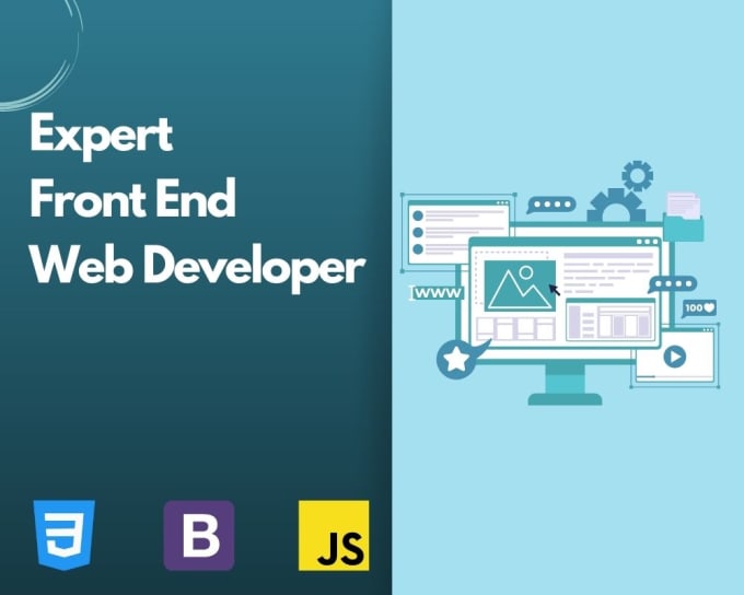 Build front end website using html css bootstrap javascript by ... Build front end website using html css bootstrap javascript by ...