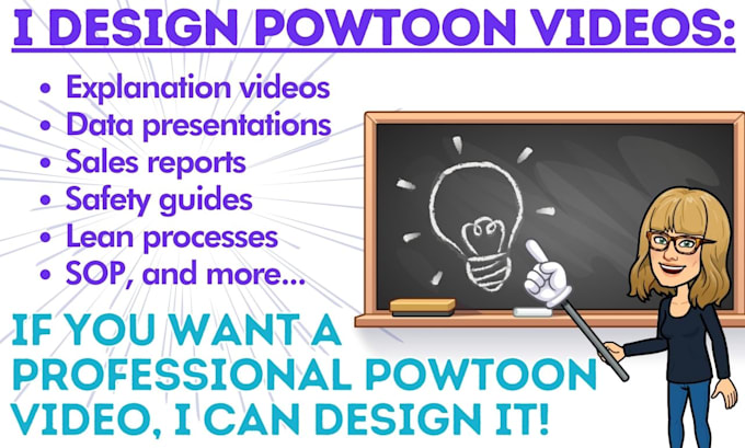 Create a powtoon video for your office and socials by Ladylamp | Fiverr