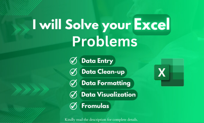 Solve your excel spreadsheet problems by Faizanakseo | Fiverr