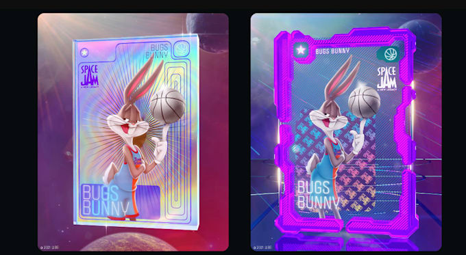 Create 3d digital nft card design, crypto card, player card by Oling ...