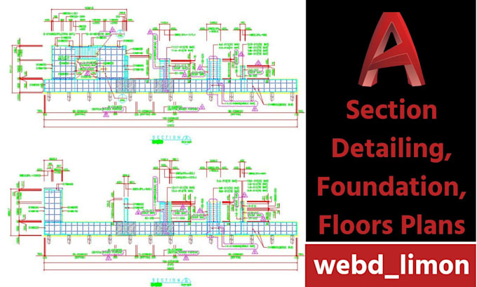 Expert autocad designer, draw building plans and sections by Webd_limon ...