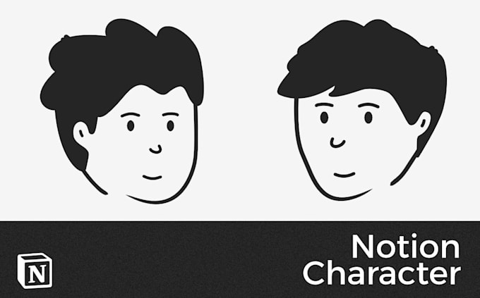 Design your notion character by Leimes | Fiverr
