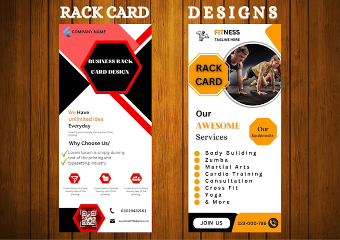 Design rack card, door hanger and flyer design high quality by Ak ...