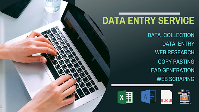 Do data collection, data mining, web research, data entry, copy pasting job by Exceligent | Fiverr