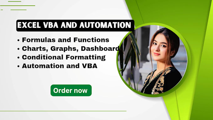 Build custom excel spreadsheet, charts, pivot tables, macros ...