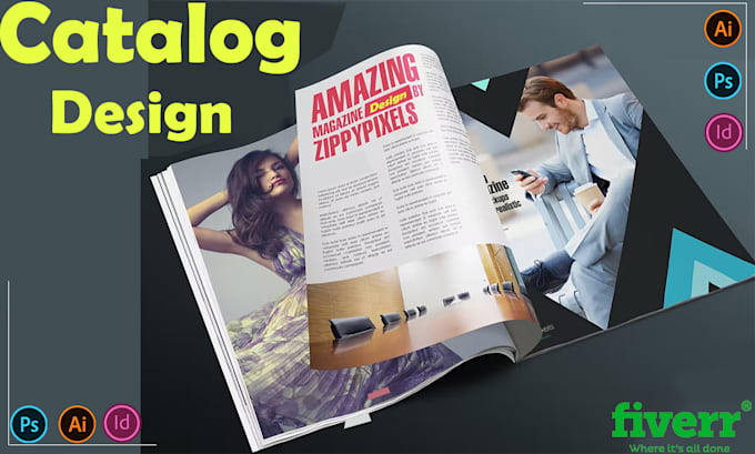 Design product catalog, annual report, manual, guide, company profile ...