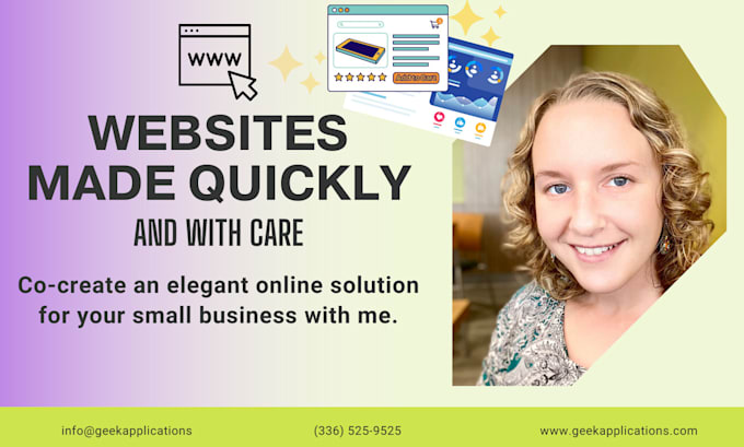 Quickly build elegant websites and applications by Kirstiekeill | Fiverr