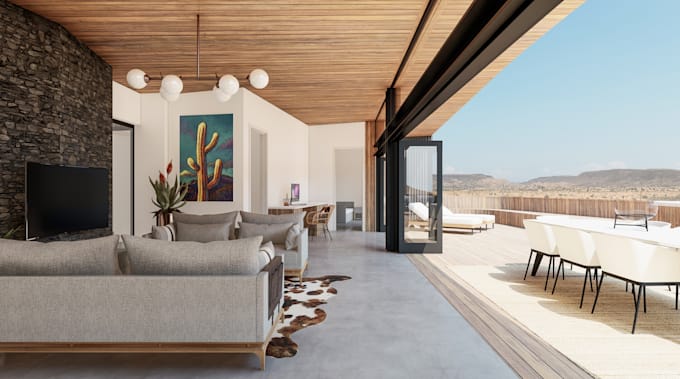 Create 3d interior architectural visualization by Goodhabitat | Fiverr