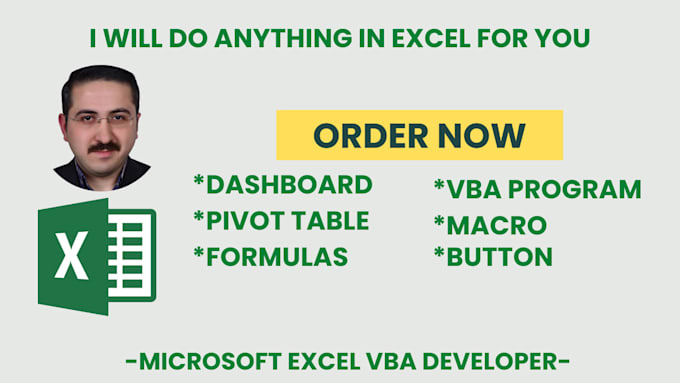 Create excel graphs, pivot tables, dashboards and macros by Statisticmedia | Fiverr