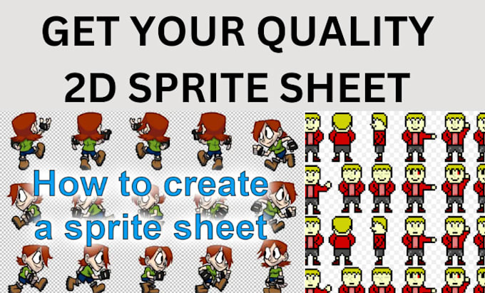 Make pixel art animation or 2d sprite sheet by Koshiat55 | Fiverr