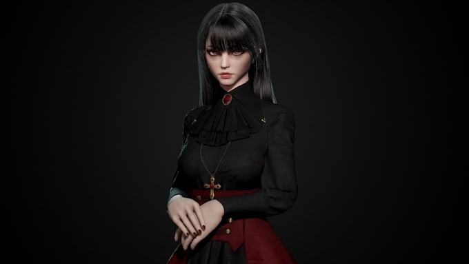 3d character model for game,print,character model,armor,unity,3d game ...