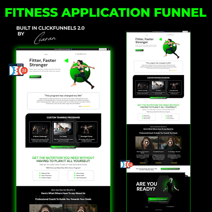 Build your fitness sales funnels by Ciaranmcgoldric | Fiverr