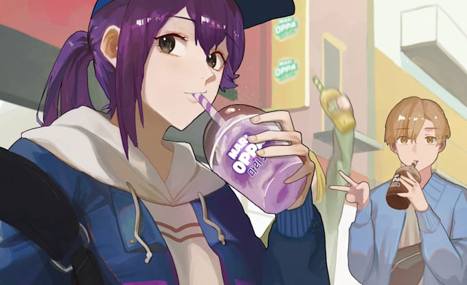 Draw your favorite character, anime character, fanart by Pironchino ...