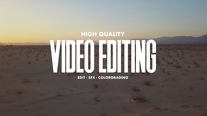 Edit your film in a modern and dynamic style by Thomasbouron | Fiverr