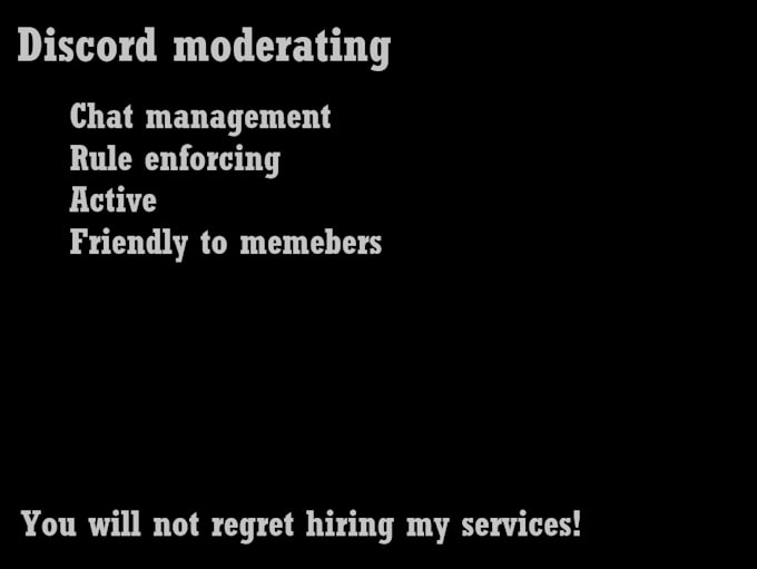 Moderate your discord server by Shachar23 | Fiverr