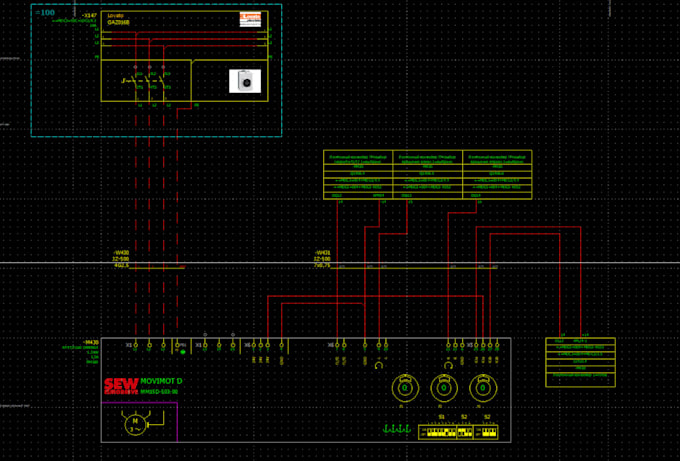 Develope an electrical diagram for your pcs electrical cabinet by V ...