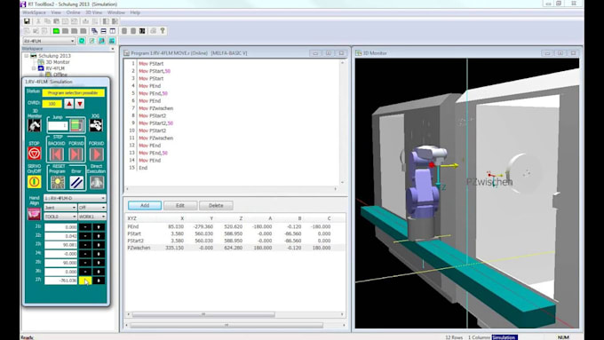 Program and simulate mitsubishi robot by Seif_safer | Fiverr