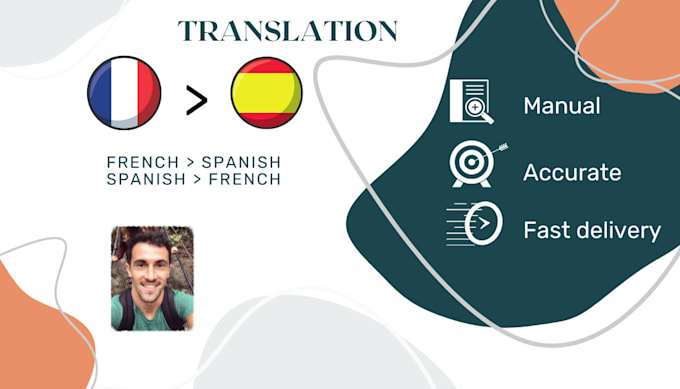 Manually translate from french to spanish any type of text by Machade7 ...