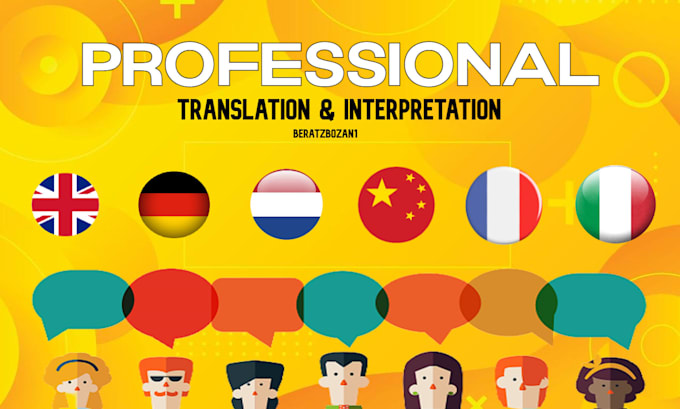 Professional translation and interpreting by Beratzbozan1 | Fiverr