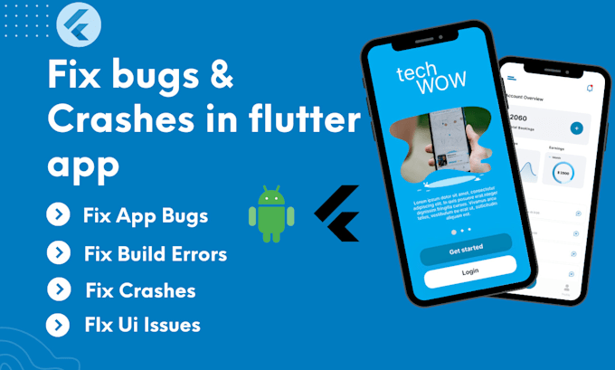 Fix flutter app bugs, resolve build errors and crashes by Abdulmalik892 | Fiverr