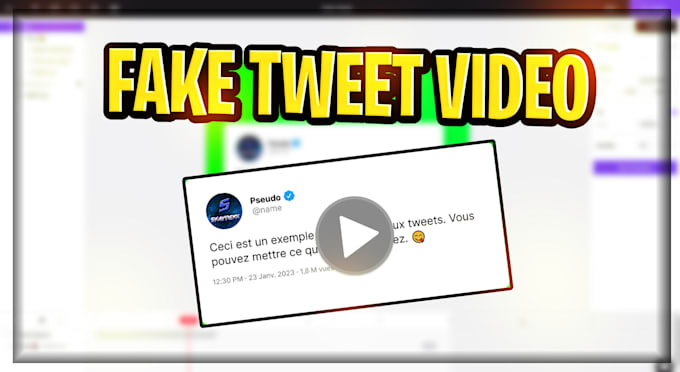 Create a fake tweet animation by Skayrexx | Fiverr