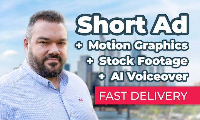 Create engaging video ads with stock footage and motion graphics by ...