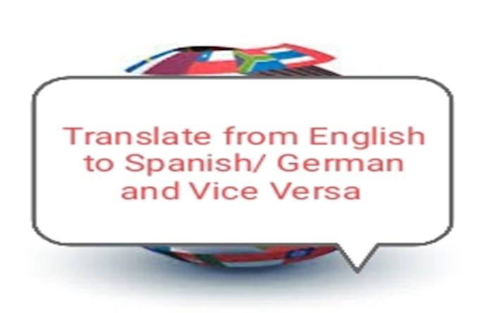 Translate from english to spanish, german by Meenapunshi | Fiverr