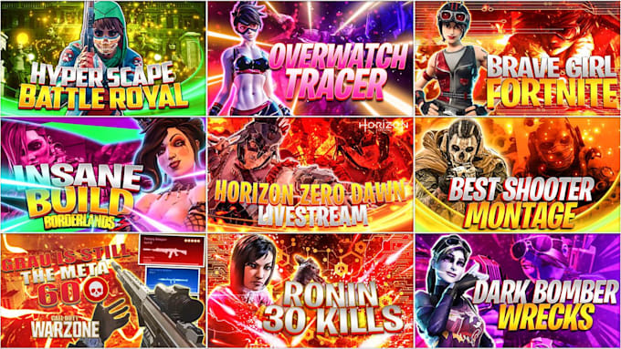 Design a high quality gaming youtube thumbnail by Vivan_singh | Fiverr