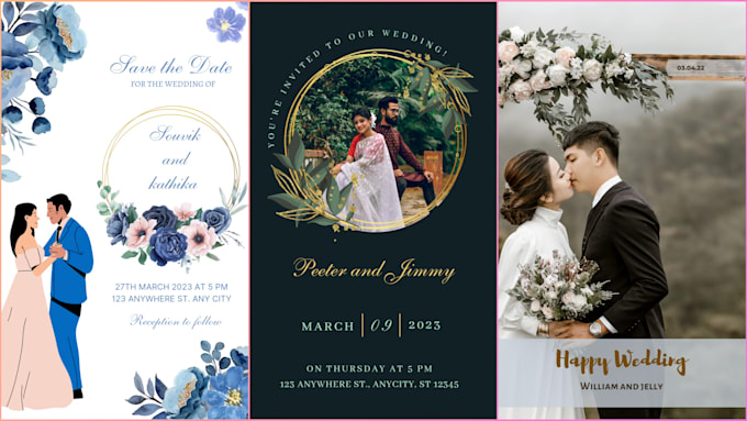 Design pre wedding, wedding,event, party card,thumbnai, flyer by ...