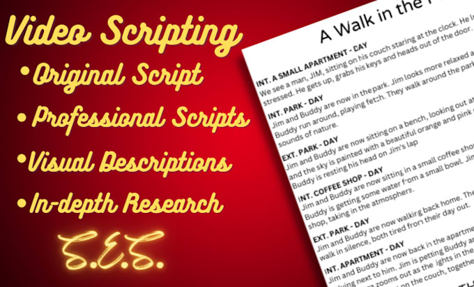 Craft you a compelling and captivating video script by Speakeasyspirit ...