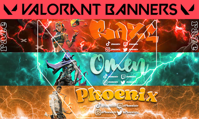 Design valorant banner or profile picture by Hartmed | Fiverr