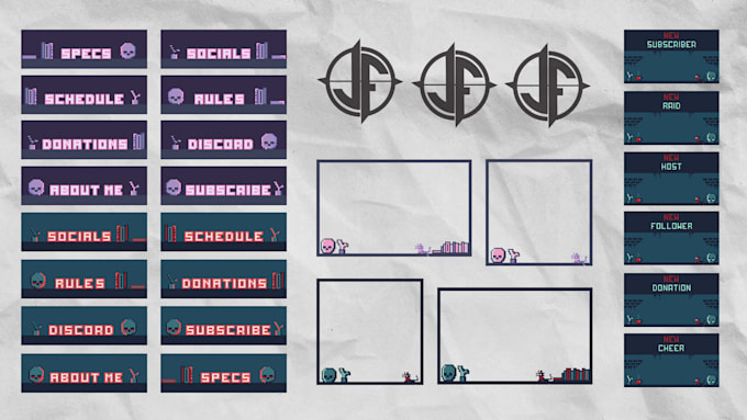 Design and animate your steam overlay by Joanfer1 | Fiverr