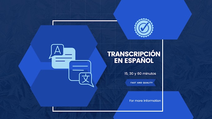 Make a quality transcription of your audio in spanish by Armandart | Fiverr
