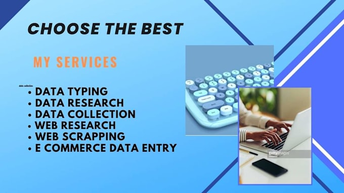 Do accurate data entry, copy paste, research by Jiku112223 | Fiverr