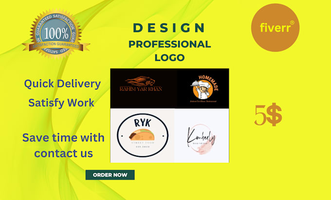 Simple logo design, minimalist professional by Alizeeshanryk | Fiverr