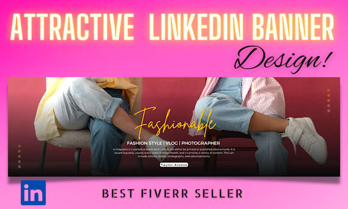 Design an attractive and appealing linkedin banner for your company or ...