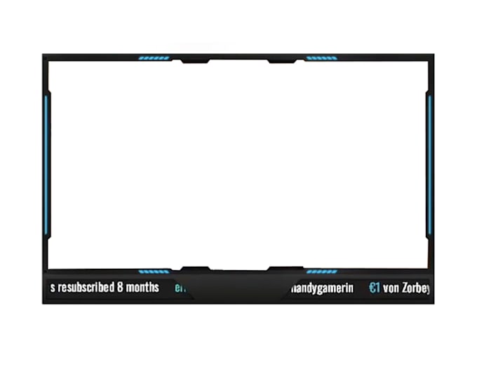Create a custom facecam frame for your stream by Marcel_grofik | Fiverr