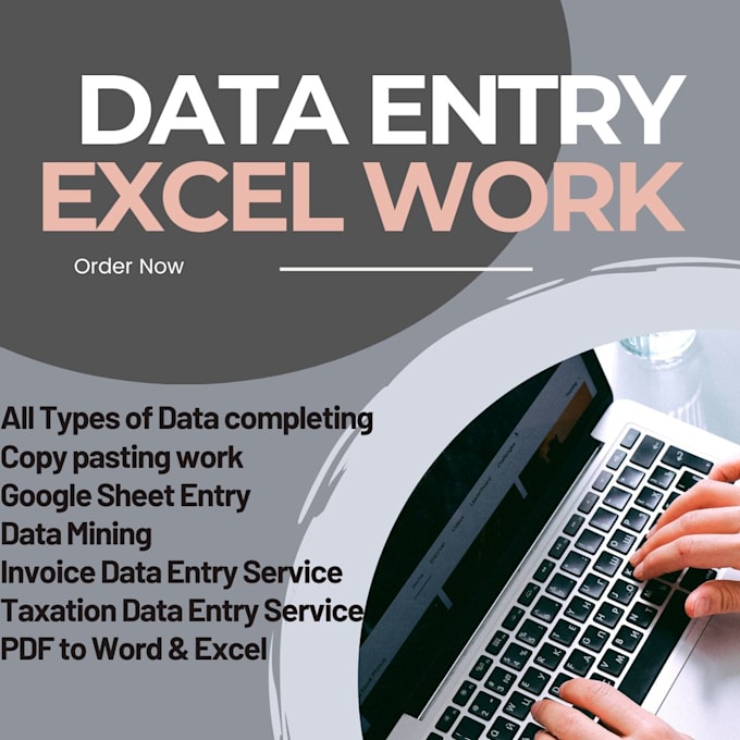 Manage all data entry process as well as accounting process by ...