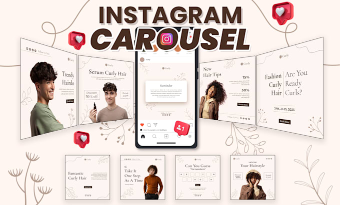 Design amazing instagram carousel and social media posts by Graphic_spott | Fiverr