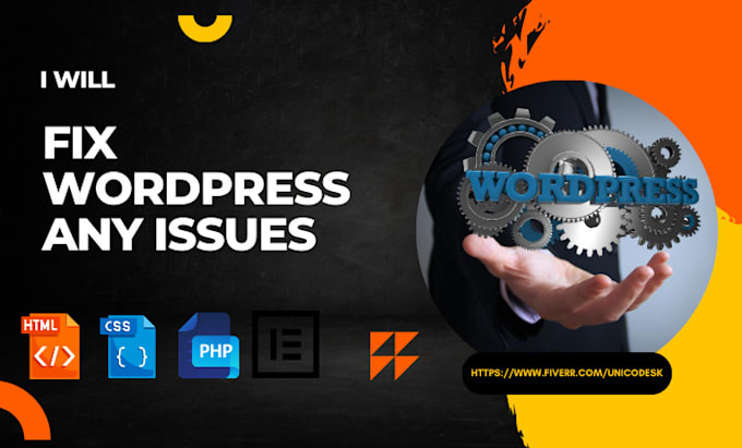 Fix wordpress any issue by Unicodesk | Fiverr Fix wordpress any issue by Unicodesk | Fiverr