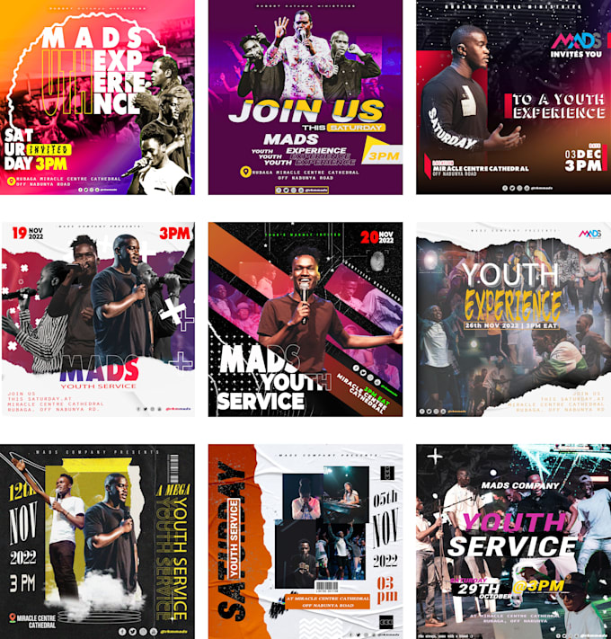 Create 2 professional posters eye catching and unique designs by ...